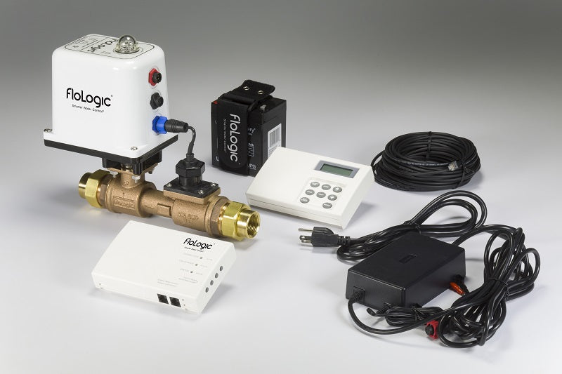 FloLogic PLUS Water Shut Off System with 1 Inch Valve and Connect Kit