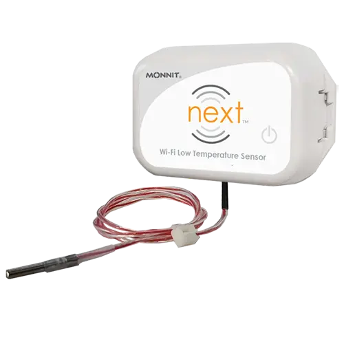 Monnit Next Wi-Fi Low Temperature Sensor, 3FT Lead