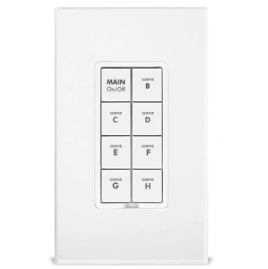 Insteon 2334-222 Dual Band Keypad Dimmer 8 Button White - Absolute ...